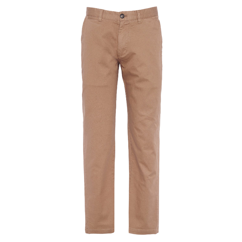 Barbour Washed Stretch Twill Tailored Fit Mens Trousers - Stone ...