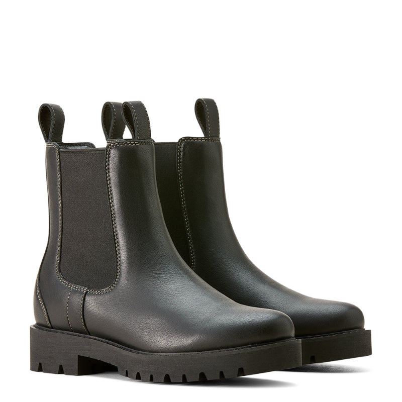 Ariat Wexford Lug Mid Waterproof Ladies Boot - Jet Black – William Powell