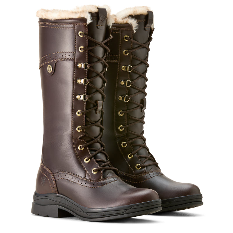 Ariat Wythburn II Sherpa H20 Ladies Waterproof Boot - Dark Mocha ...