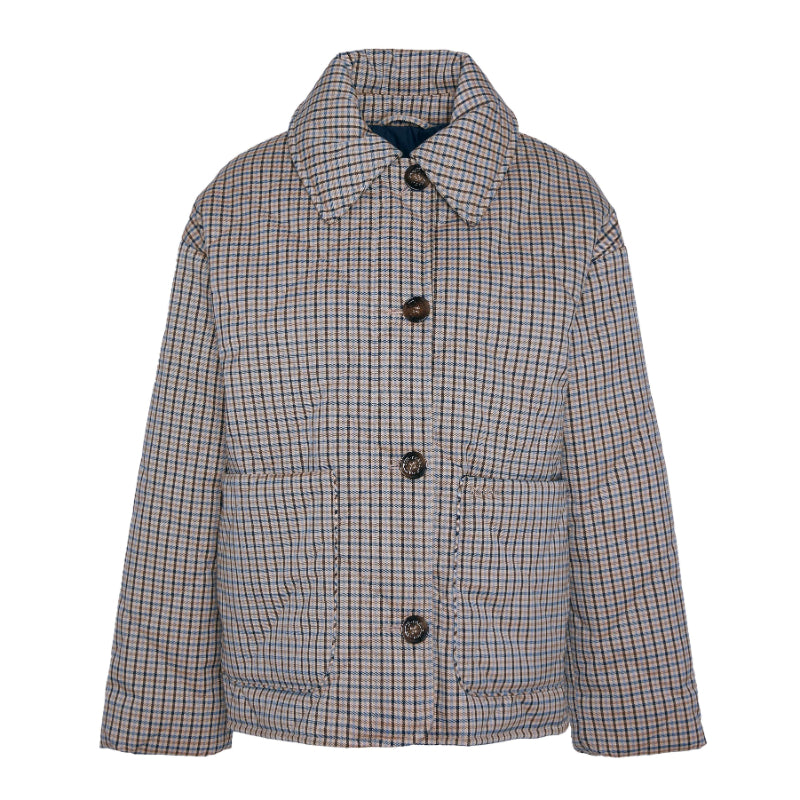 Barbour Cassidie Ladies Quilt Jacket - Sky Micro Check – William Powell
