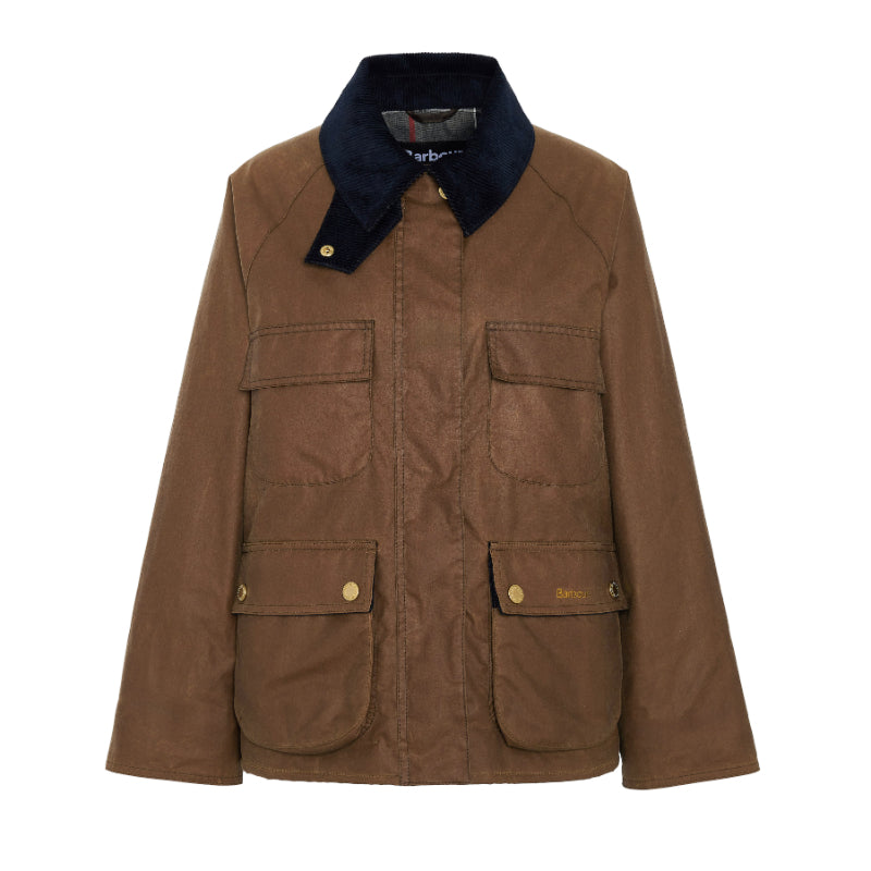 Barbour Ruth Ladies Wax Jacket - Tan/Dress Tartan – William Powell
