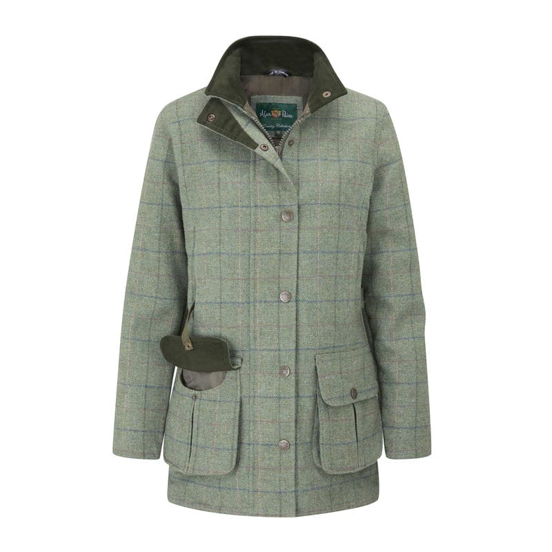 Alan Paine Rutland Ladies Tweed Waterproof Coat - Spindle – William Powell