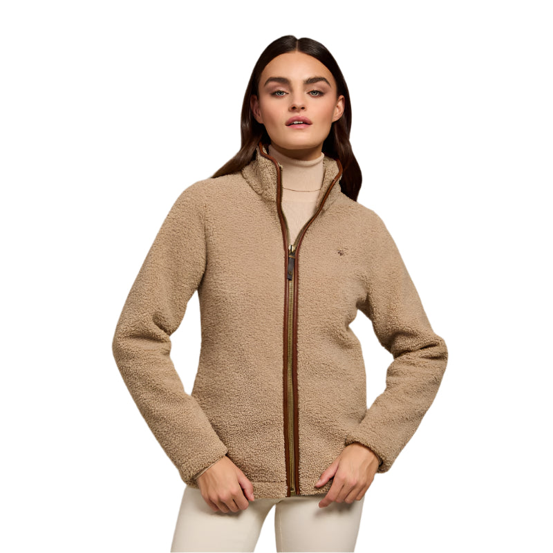 Holland Cooper Country Fleece Ladies Jacket - Natural Borg – William Powell