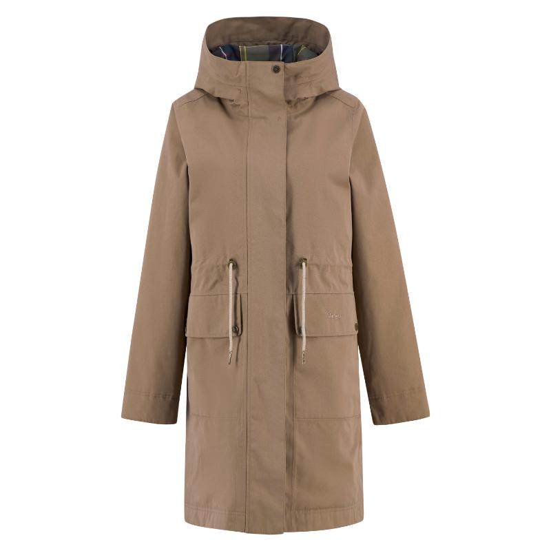 Barbour Bowlees Waterproof Ladies Jacket - Military Brown – William Powell