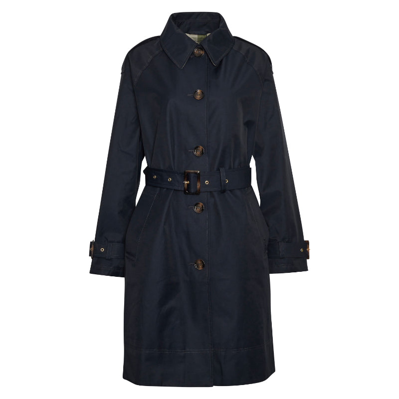Barbour Maia Ladies Showerproof Jacket - Dark Navy/Rosemary Tartan ...