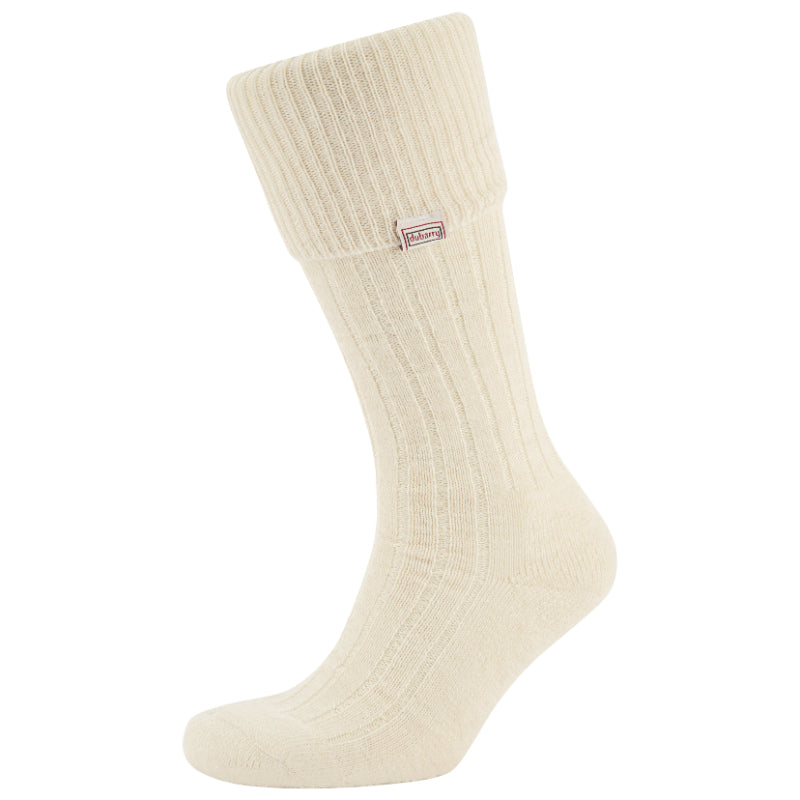 Dubarry Alpaca Ladies Boot Socks Cream