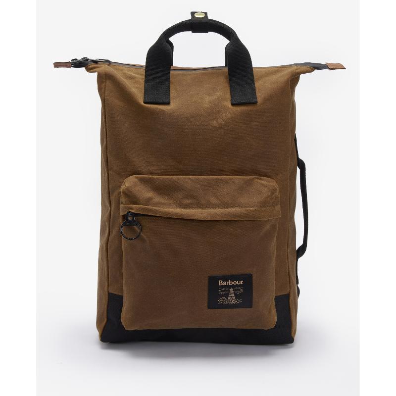 Barbour Field Wax Backpack - Tan/Black – William Powell
