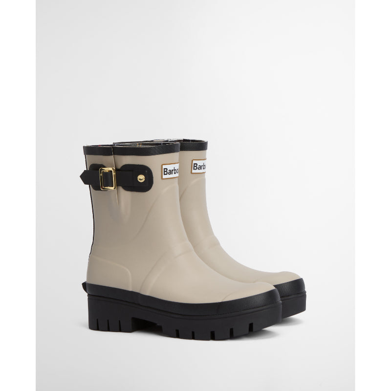Barbour Raelynn Ladies Wellington Boots - Light Sand/Black – William Powell
