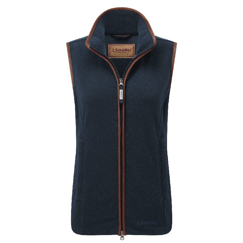 Schoffel Lyndon Ladies Fleece Gilet - Petrol Blue – William Powell