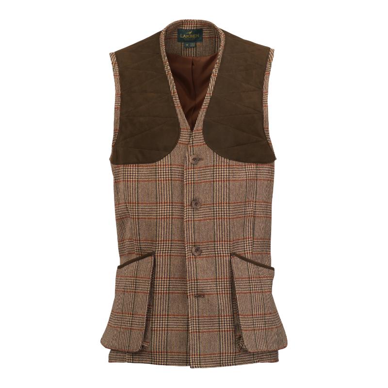 Laksen Leith Mens Tweed Shooting Vest - Cavendish Tweed – William Powell